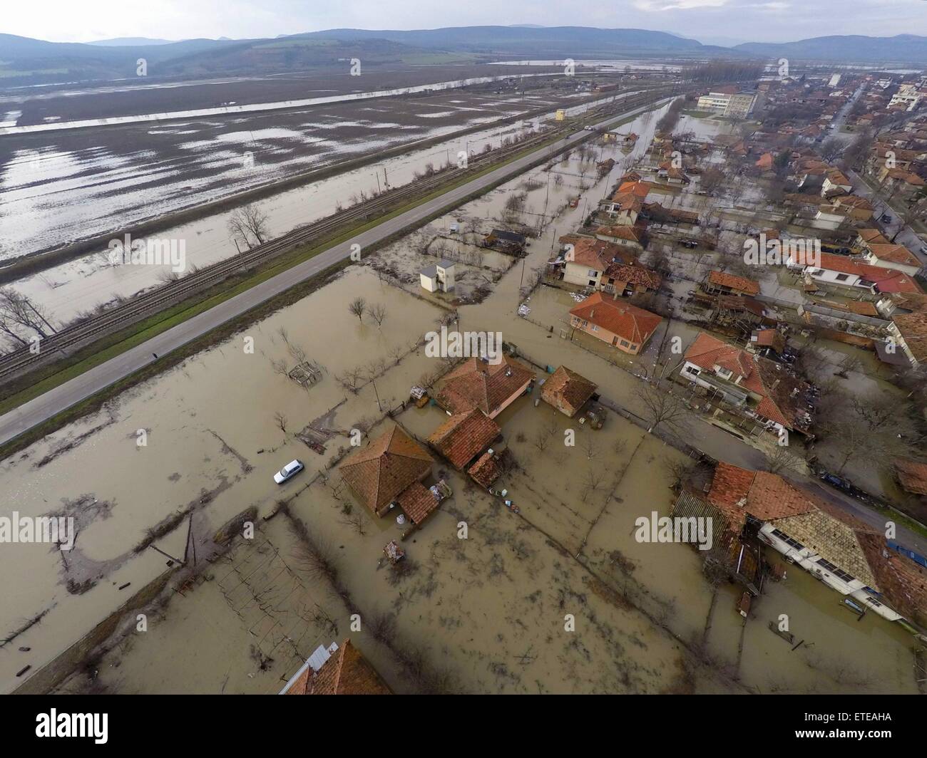Homes are destroyed in the Bulgarian town of Kamchia after heavy rain ...