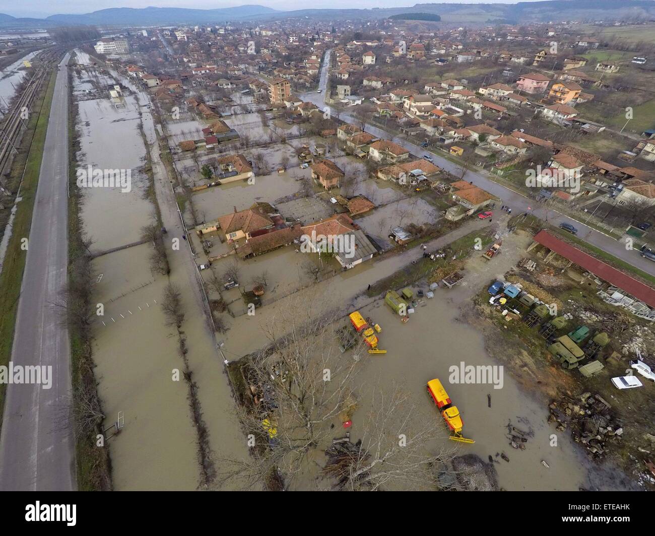 Homes are destroyed in the Bulgarian town of Kamchia after heavy rain ...