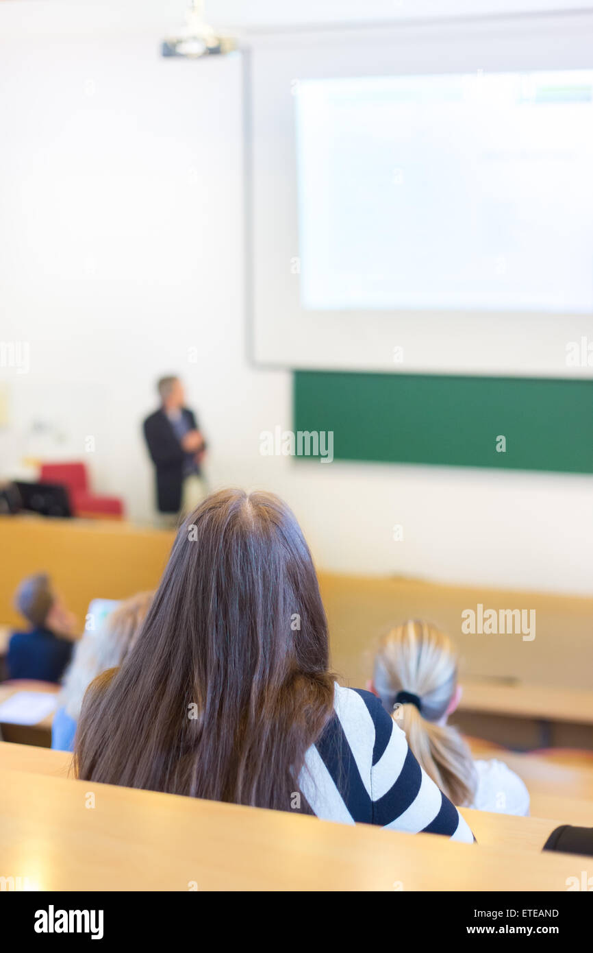 Lecture at university Stock Photo - Alamy