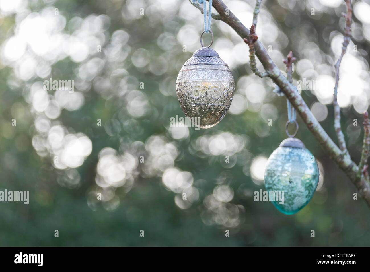 Hanging glass decorations hi-res stock photography and images - Alamy