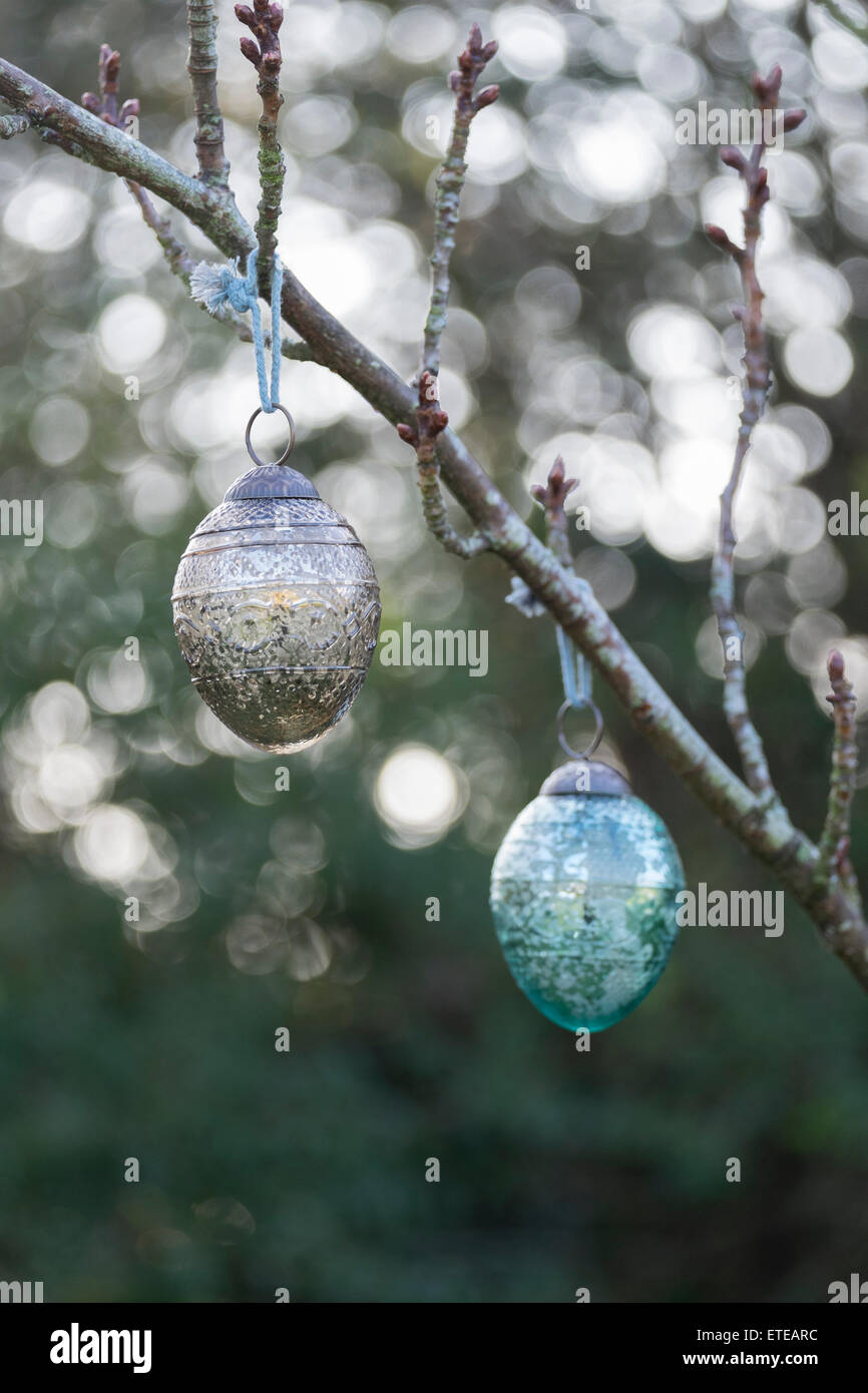 Hanging glass decorations hi-res stock photography and images - Alamy