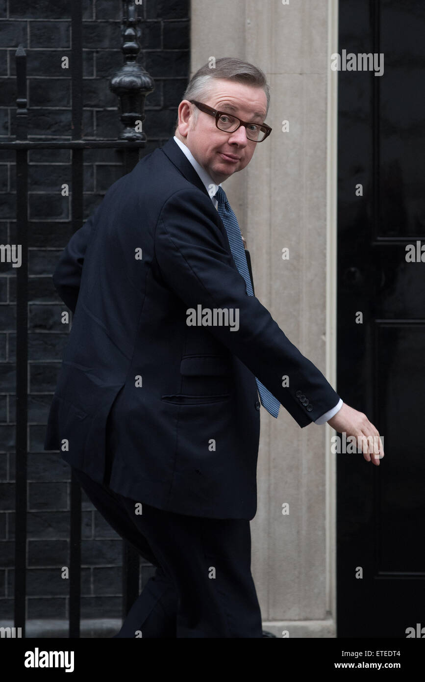 Politicians out and about in Downing Street. Featuring: Michael Gove ...