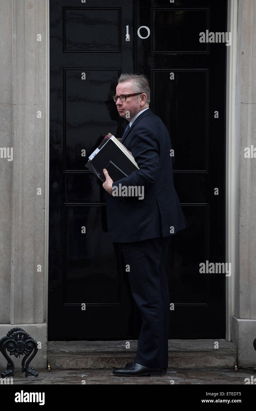 Politicians out and about in Downing Street. Featuring: Michael Gove ...
