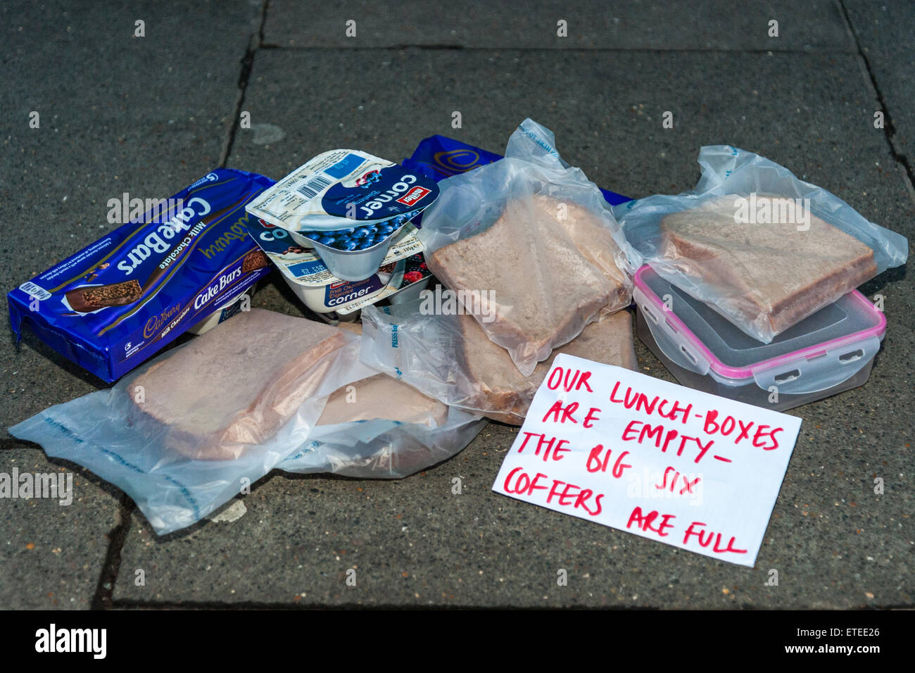 Fuel Poverty Action campaigners gather outside the Ofgem offices to ...