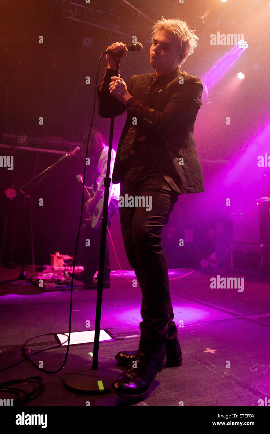 Gerard Way performing live on stage at Klubben Featuring: Gerard Way ...