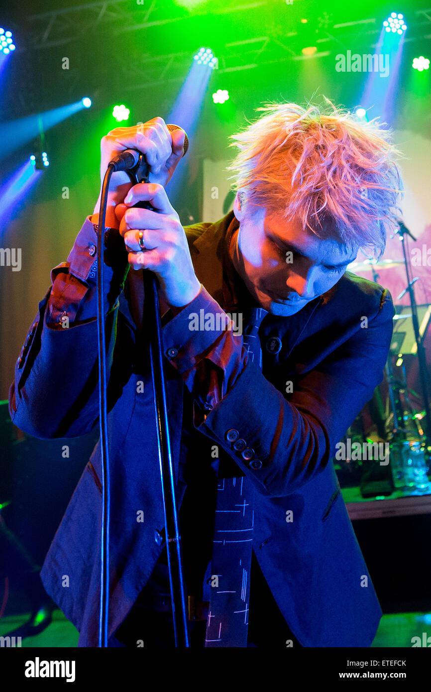 Gerard Way performing live on stage at Klubben Featuring: Gerard Way ...