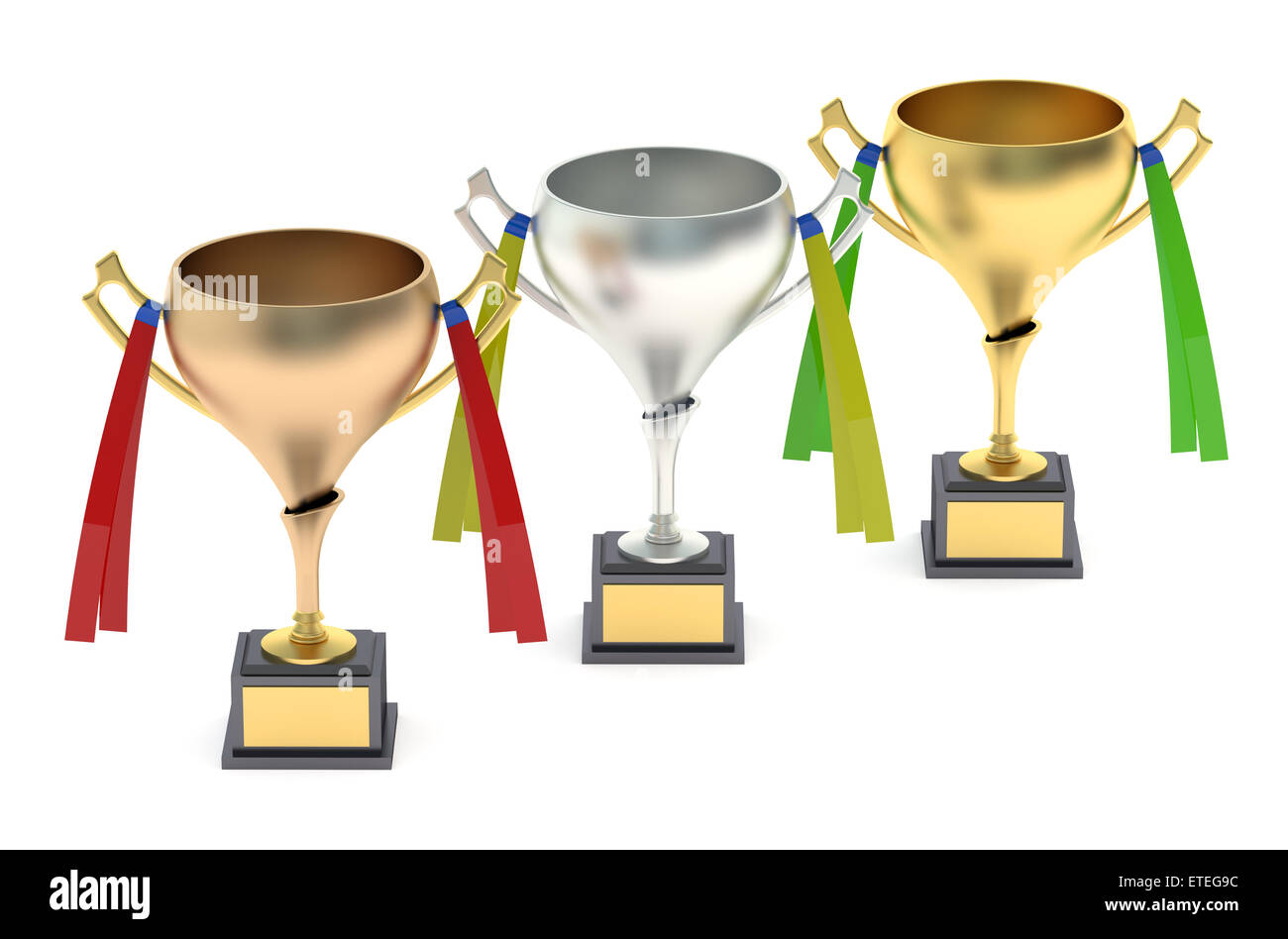 Trophy cup with ribbon hi-res stock photography and images - Alamy