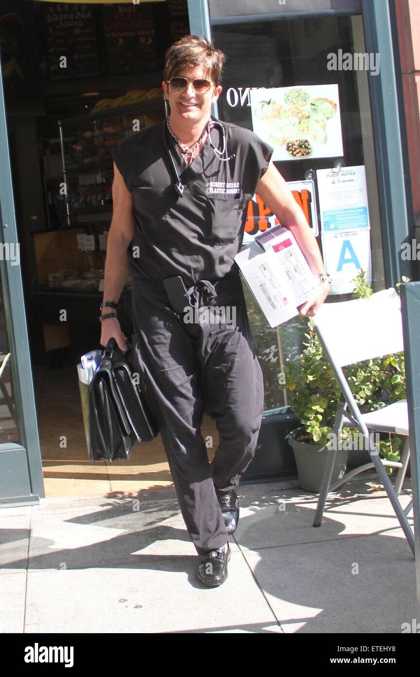 Dr. Robert Rey goes to work in Beverly Hills Featuring: Dr. Robert Rey ...