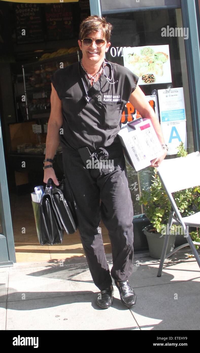 Dr. Robert Rey goes to work in Beverly Hills Featuring: Dr. Robert Rey ...