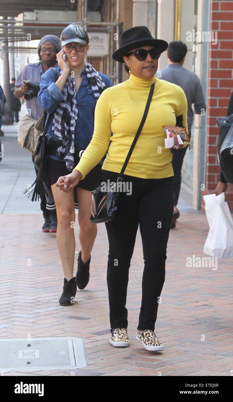 Lynn Whitfield and her daughter Grace shop in Beverly Hills Featuring ...