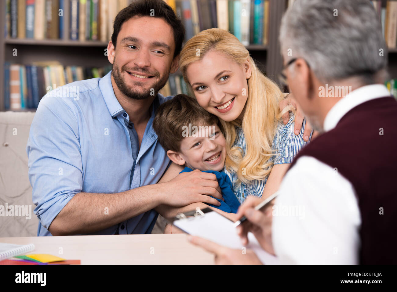 Concept for family consultation with psychologist Stock Photo - Alamy