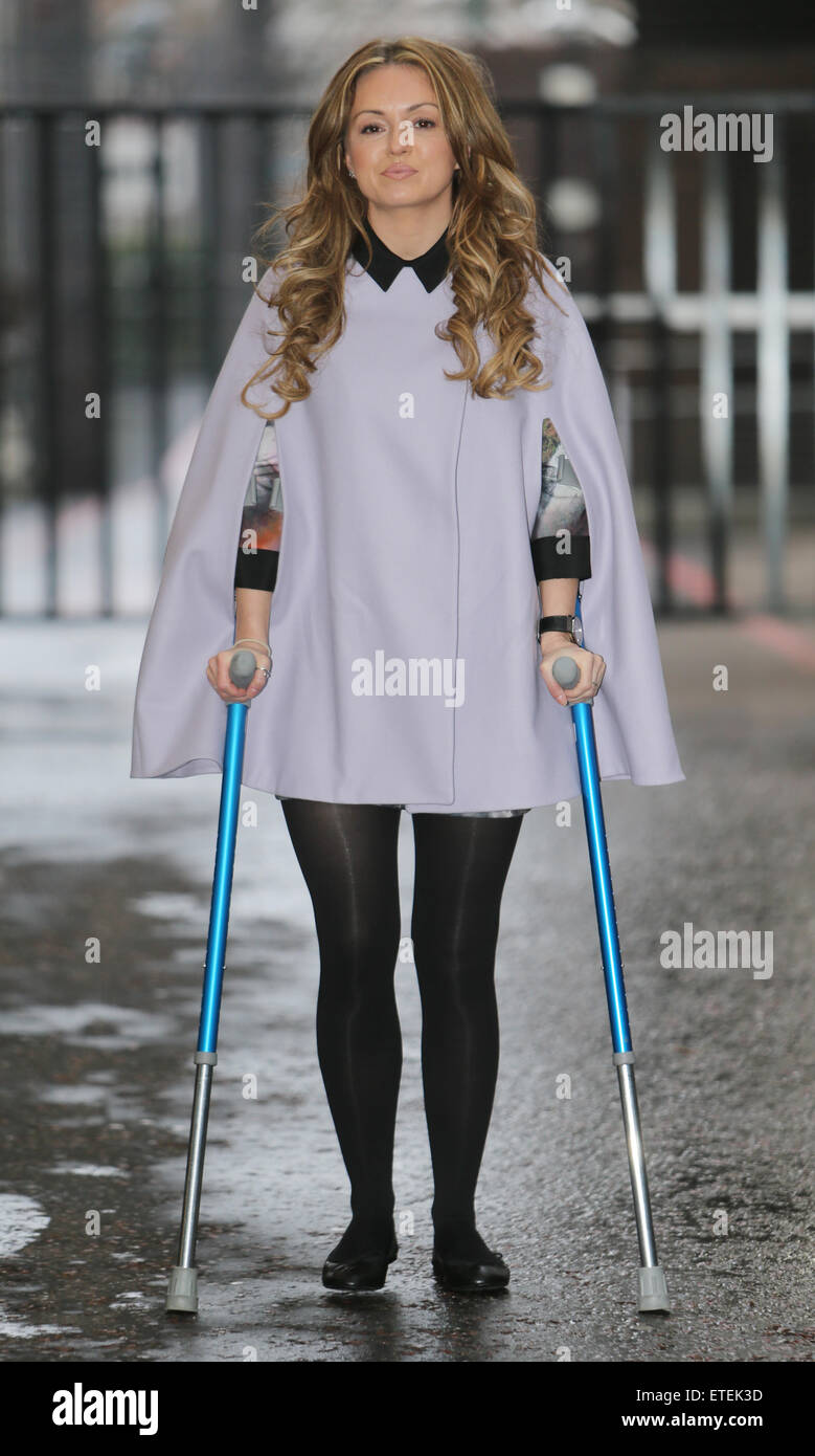 Ola Jordan outside ITV Studios today Featuring: Ola Jordan Where ...