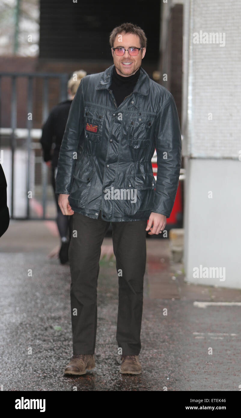 James Murray outside the ITV Studios Featuring: James Murray Where ...