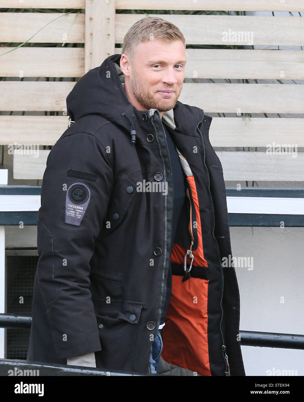 Andrew Flintoff outside ITV Studios Featuring: Andrew Flintoff, Freddie ...