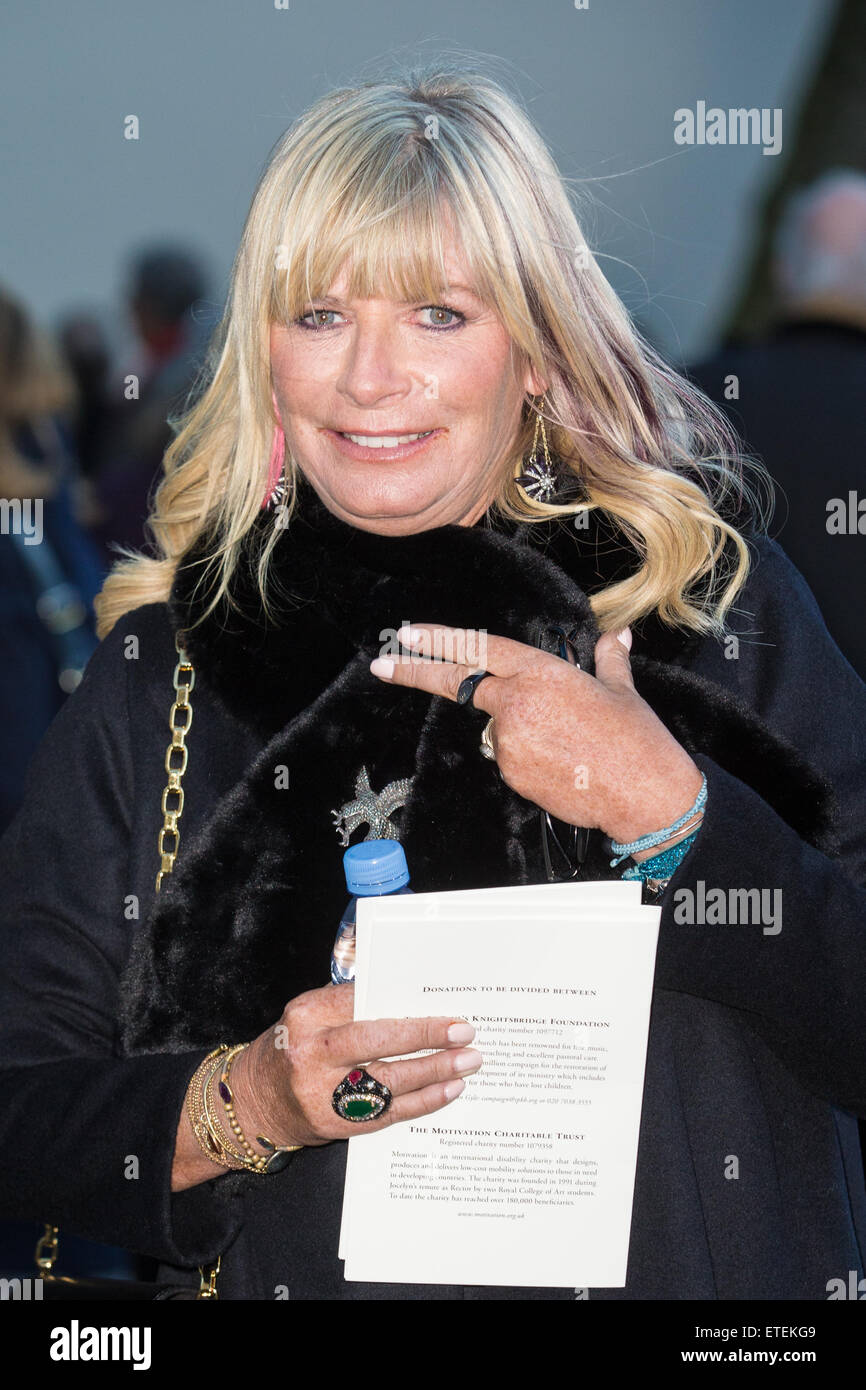 Mourners attending the memorial of Daily Express legend Sir Jocelyn ...