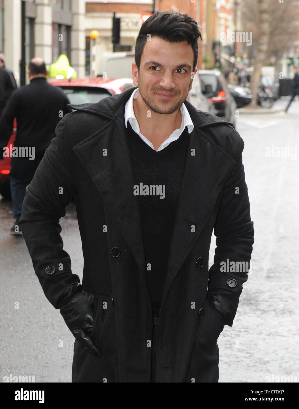 Peter Andre seen out in London at BBC Studios Featuring: Peter Andre ...