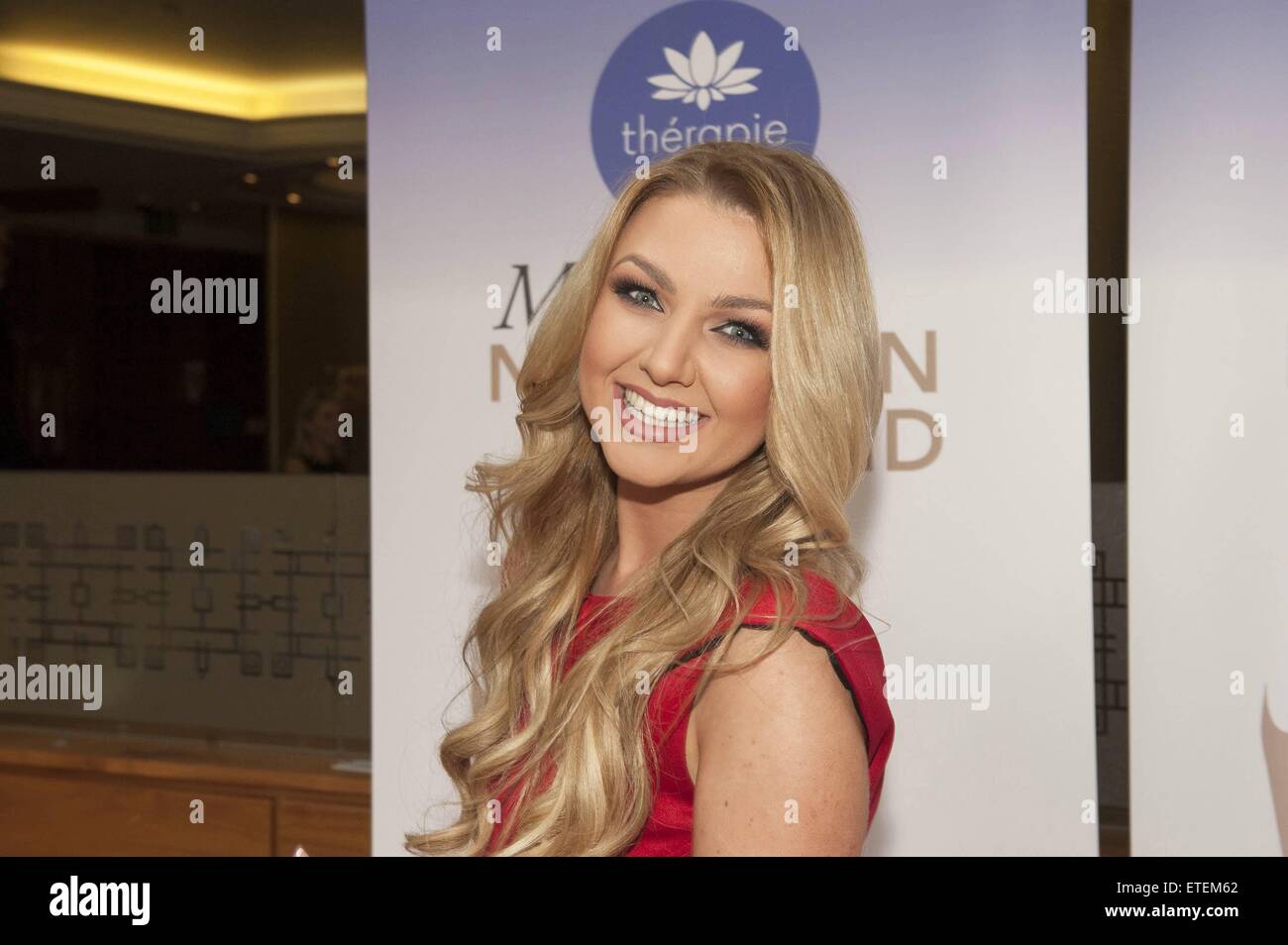Miss Northern Ireland 2015 at the Europa Hotel Featuring: Meagan Green ...