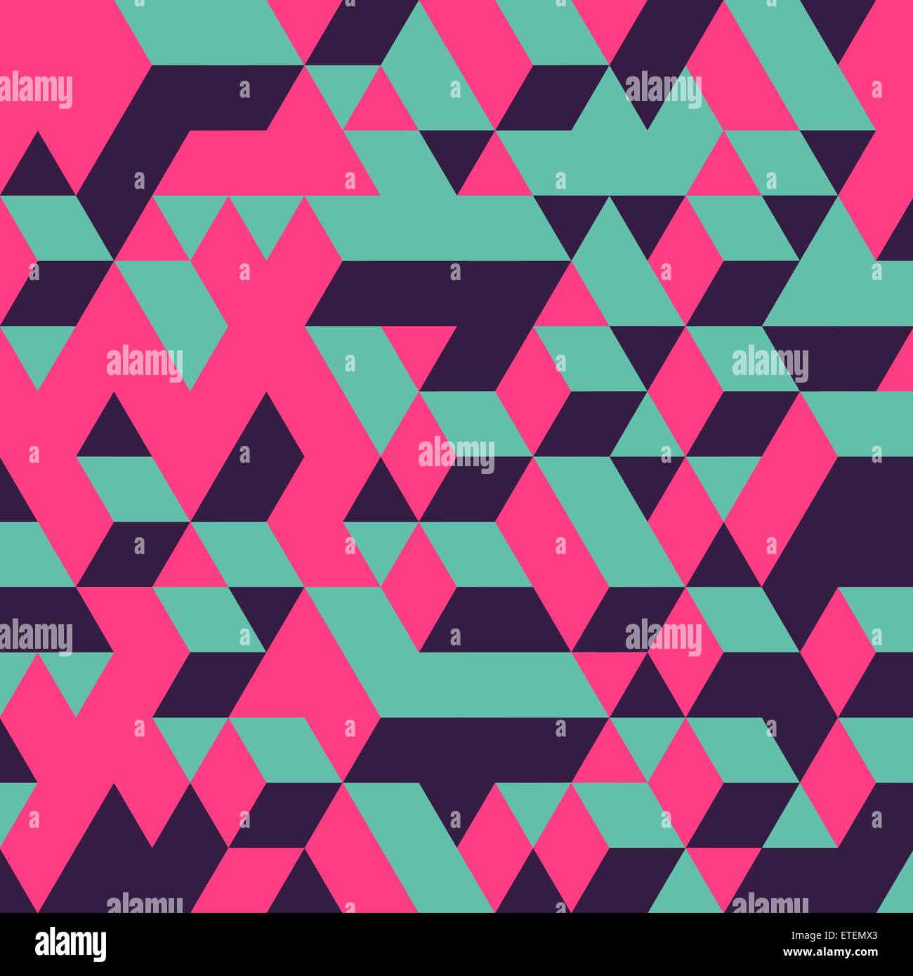 3d blocks structure background. Vector illustration. Background for business presentation Stock ...