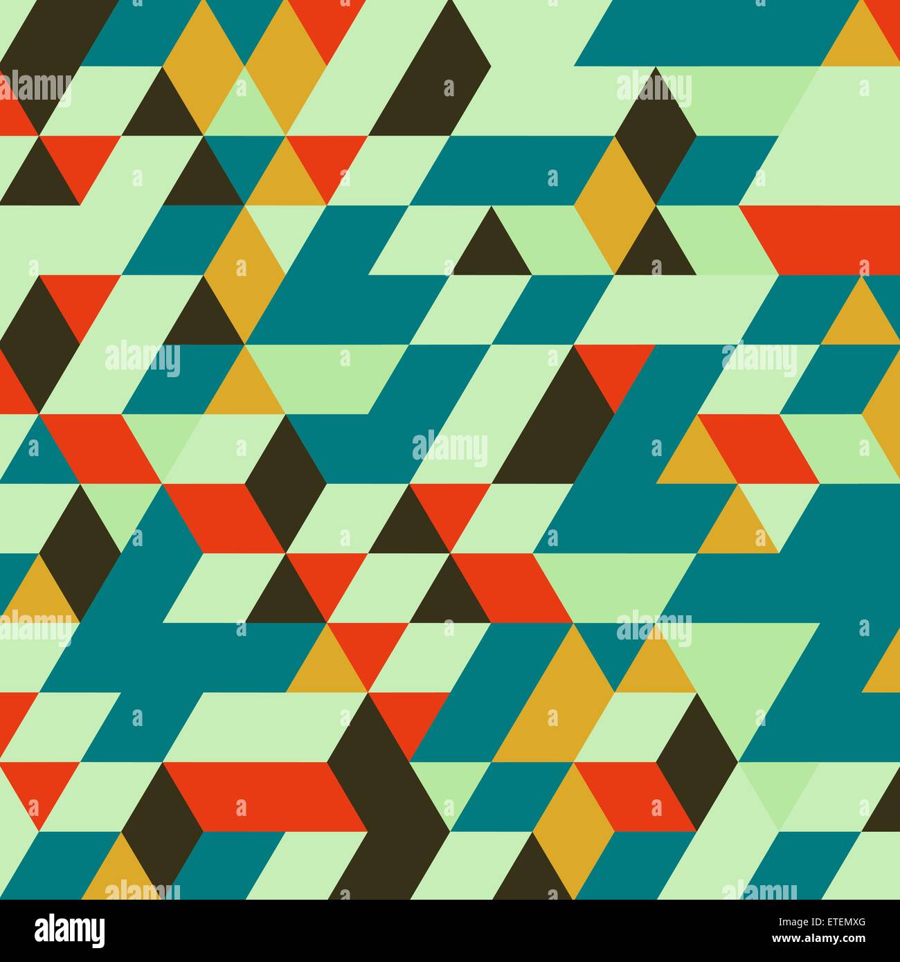 3d block pattern Stock Vector Images - Alamy