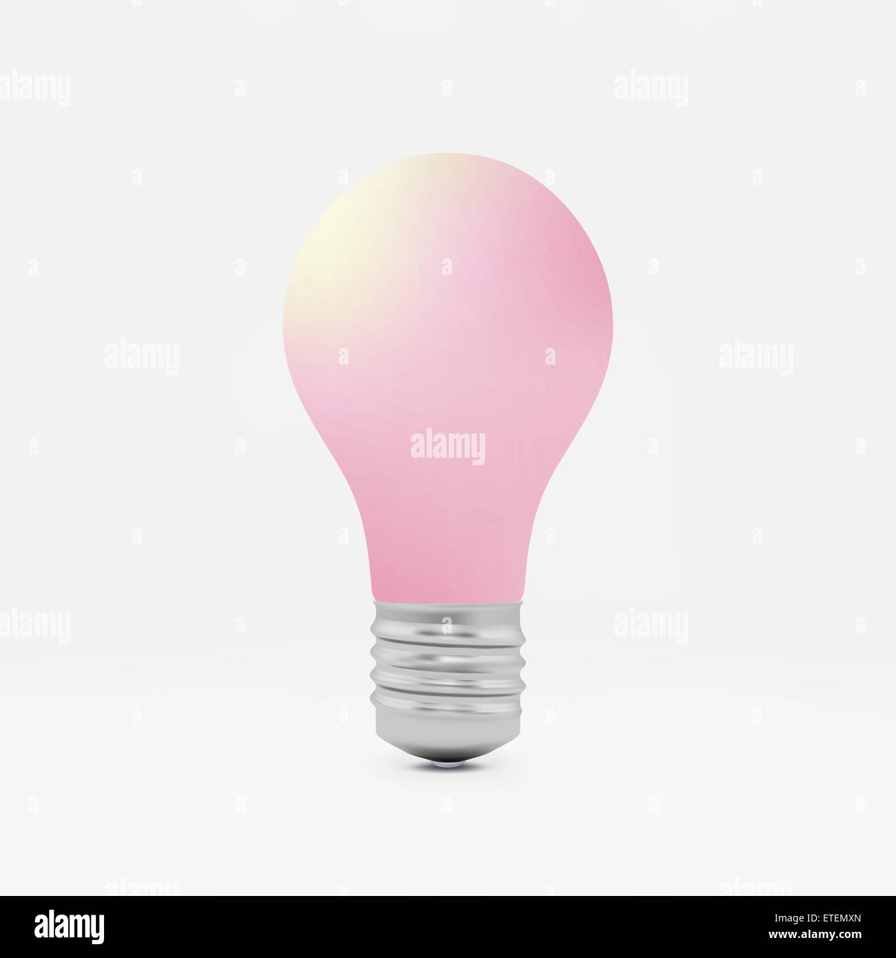 Lightbulb idea symbol. 3d vector illustration. Can be used for your ...