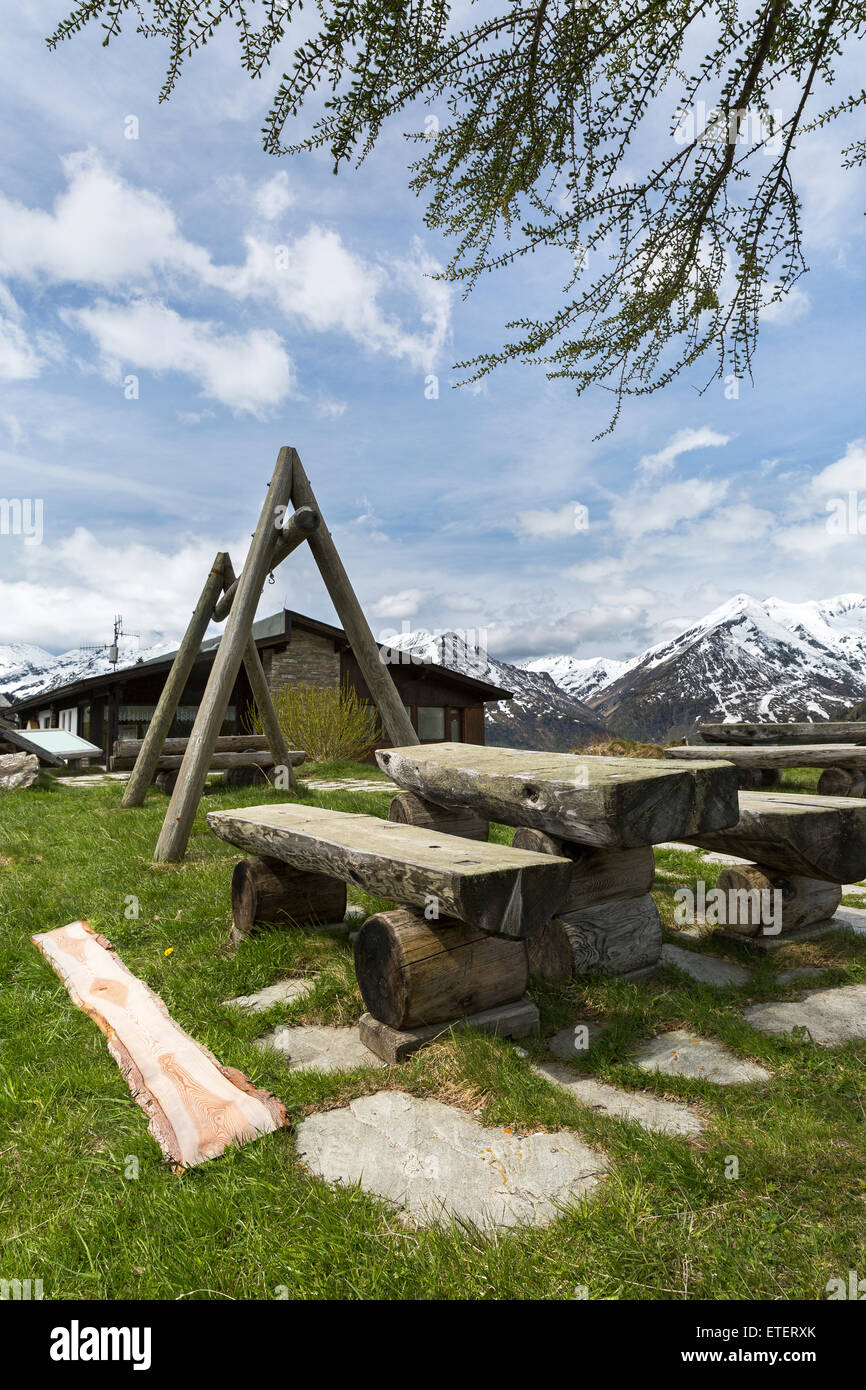 Outdoor tree benches hi-res stock photography and images - Alamy