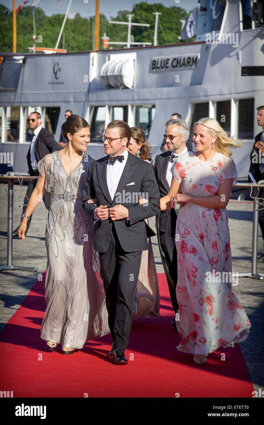 Swedish Crown Princess Victoria (L-R) and Prince Daniel, Princess ...