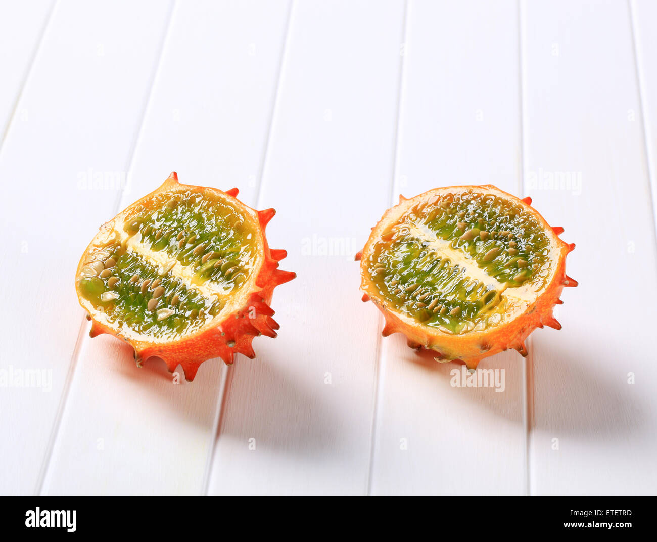 Kawani fruit - Horned melon Stock Photo - Alamy