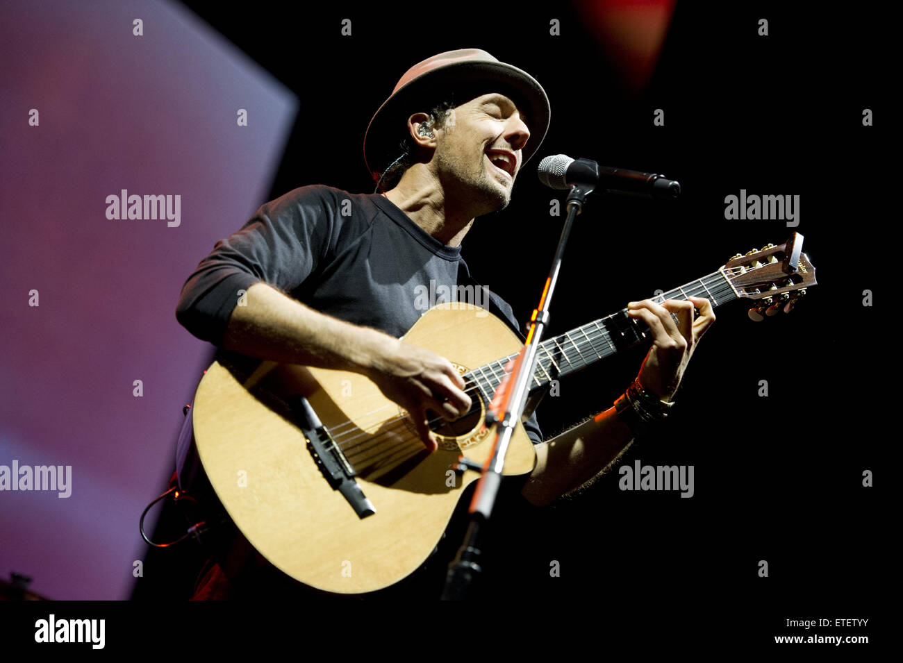 American singer-songwriter Jason Mraz performs a sold out show at the ...