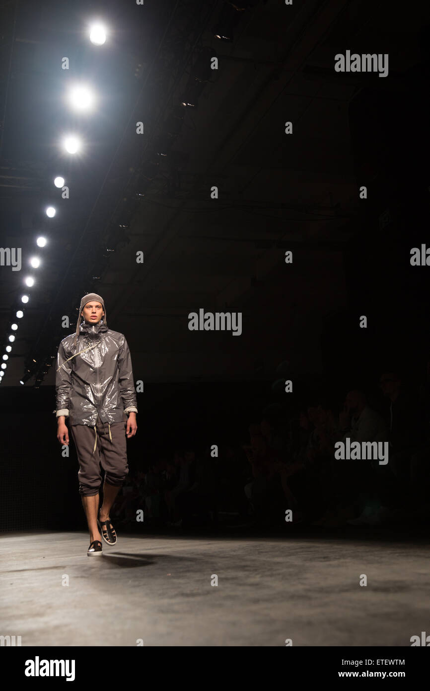 The Old Sorting Office, London UK.13th June 2015. YMC Catwalk at London ...