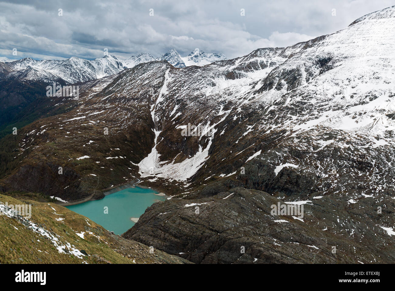 snow-capped Alps in Austria landscape Stock Photo - Alamy