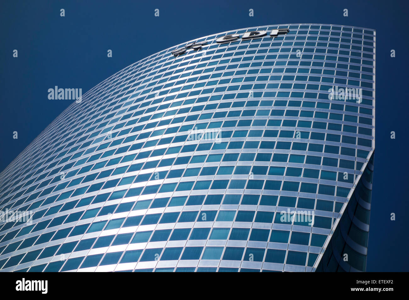 Tour EDF office skyscraper at La Défense, Courbevoie, France Stock ...