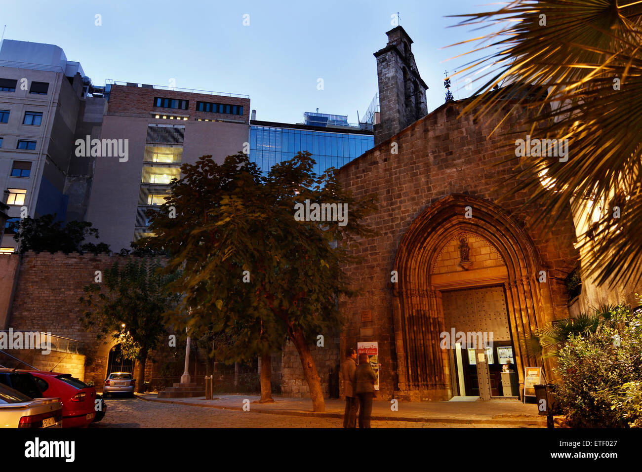 Santa Anna church. XIIIth to XVth century. Barcelona Stock Photo - Alamy