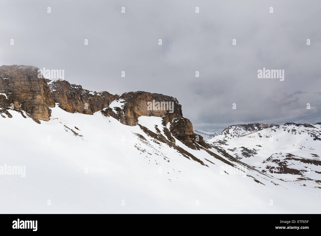 snow-capped Alps in Austria landscape Stock Photo - Alamy