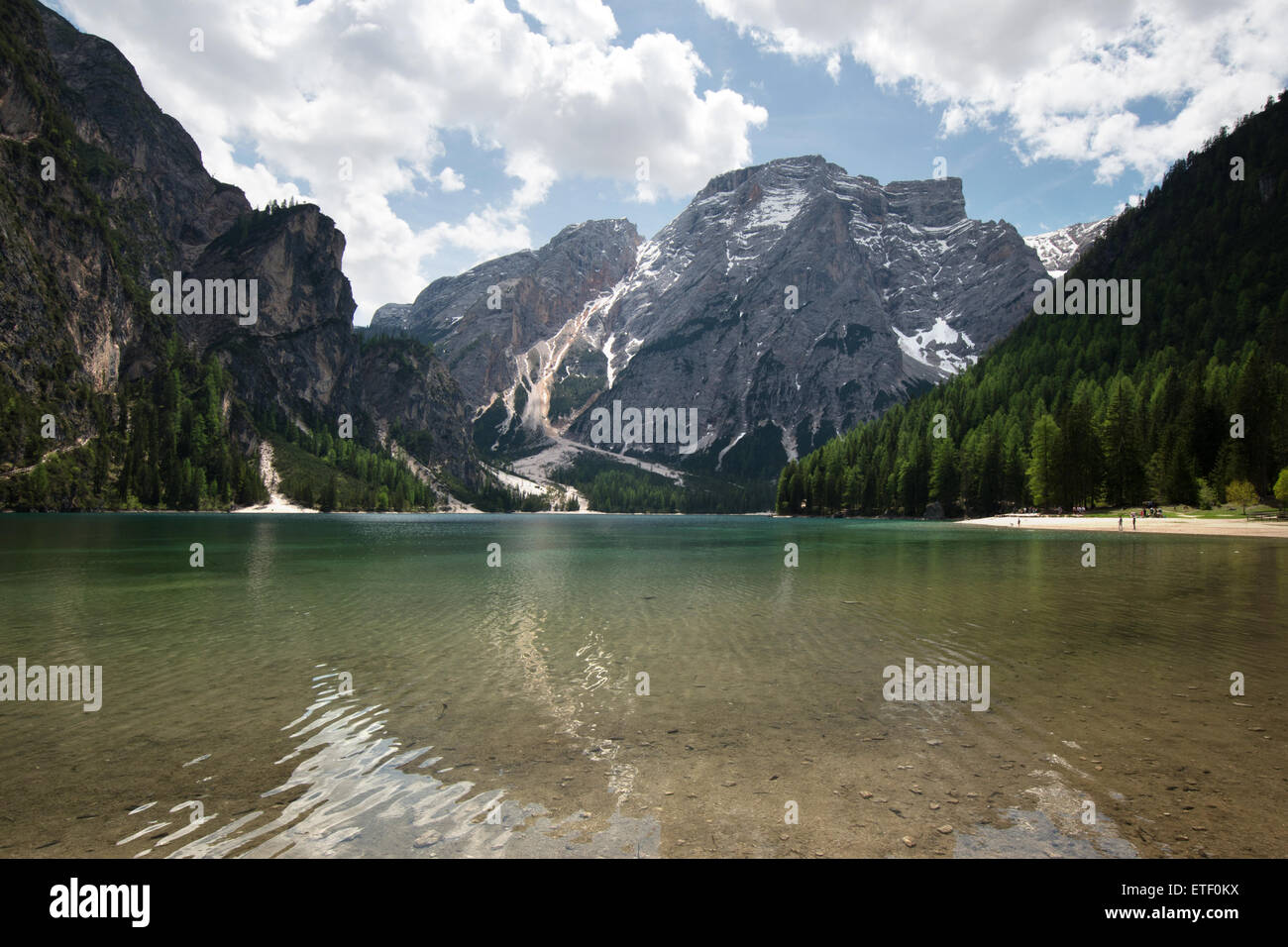 Pragser Wildsee, Lago di Braies, Puster Valley, South Tyrol, Italy ...