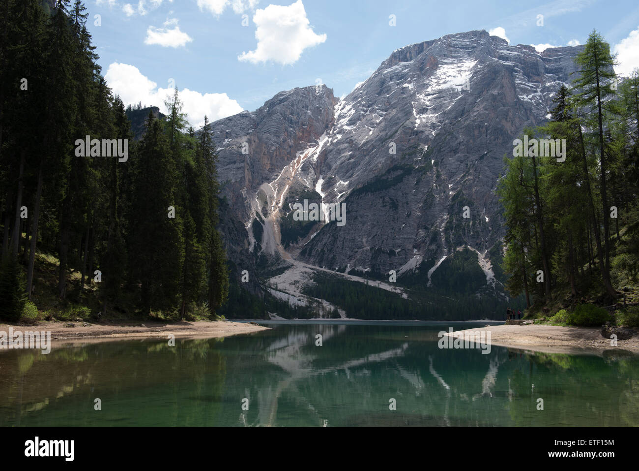 Pragser Wildsee, Lago di Braies, Puster Valley, South Tyrol, Italy ...