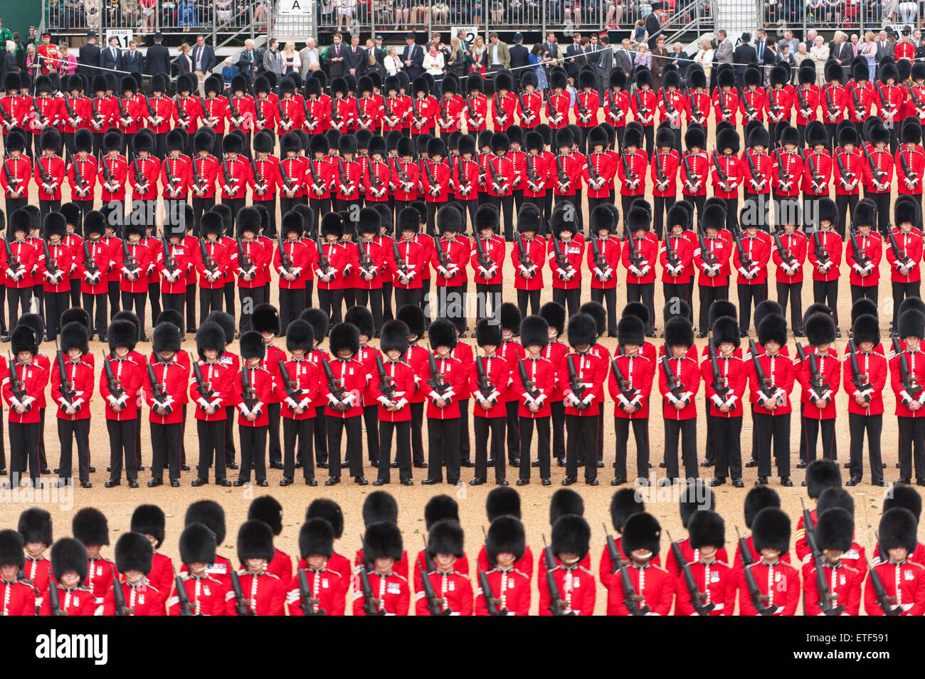 Horse Guards Parade, London, UK. 13th June, 2015. Divisions of Guards ...
