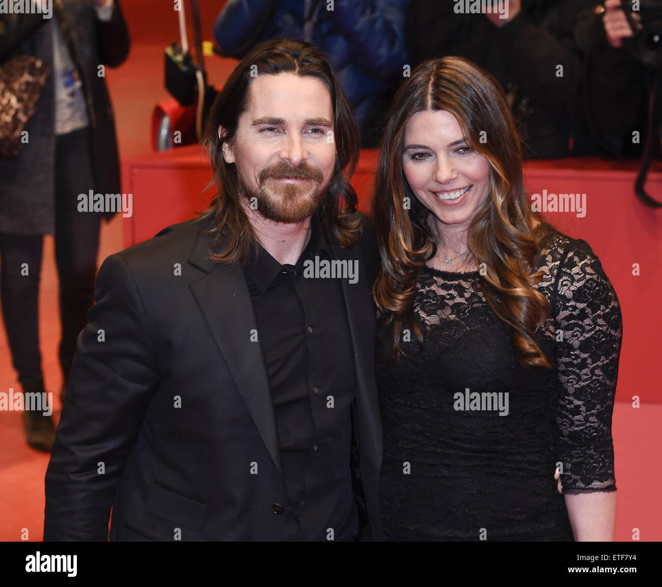 Celebrities attends the premiere for "Knight of Cups" at the Berlinale Palaste for the 65th ...