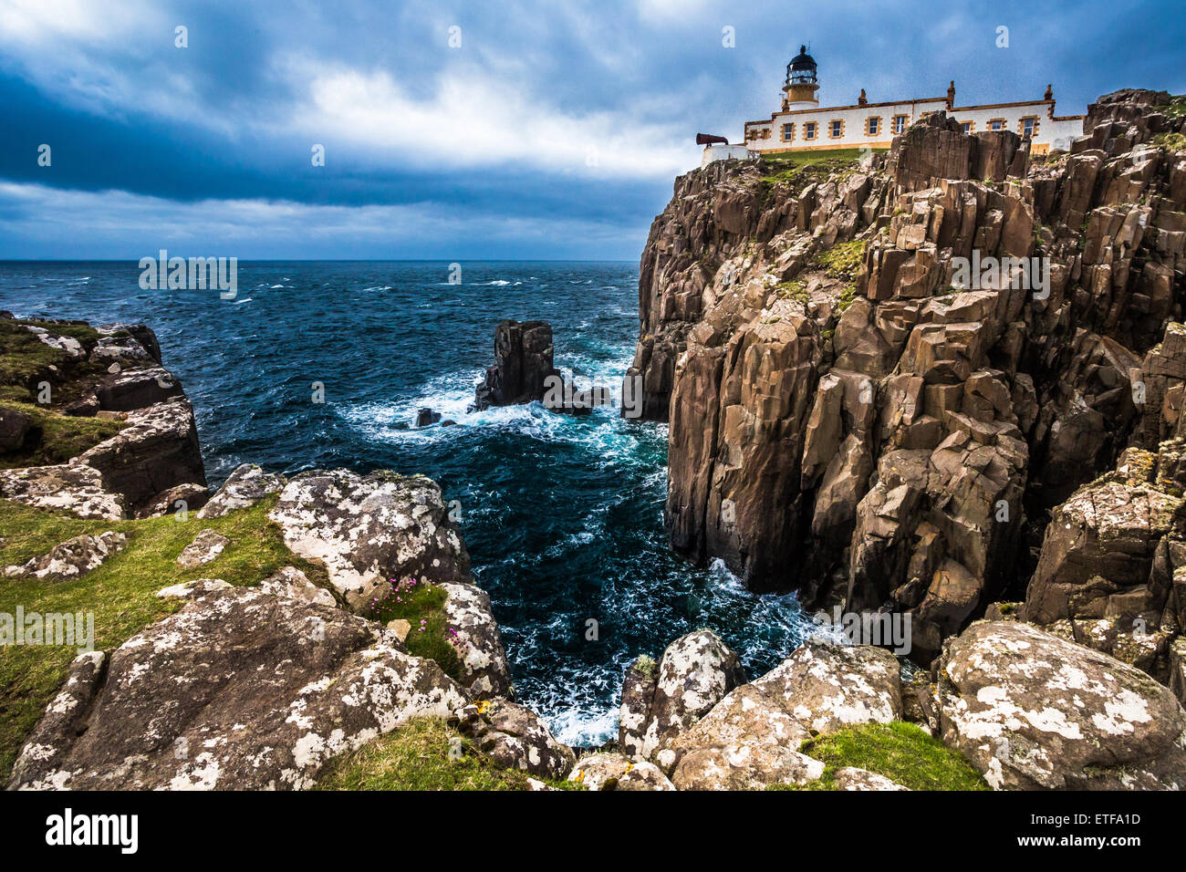 Neist Point lighthouse, Skye, Scotland Stock Photo - Alamy