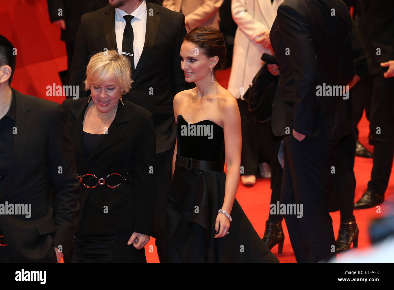 Celebrities attending the premiere for "Knight of Cups" at the Berlinale Palaste for the 65th ...