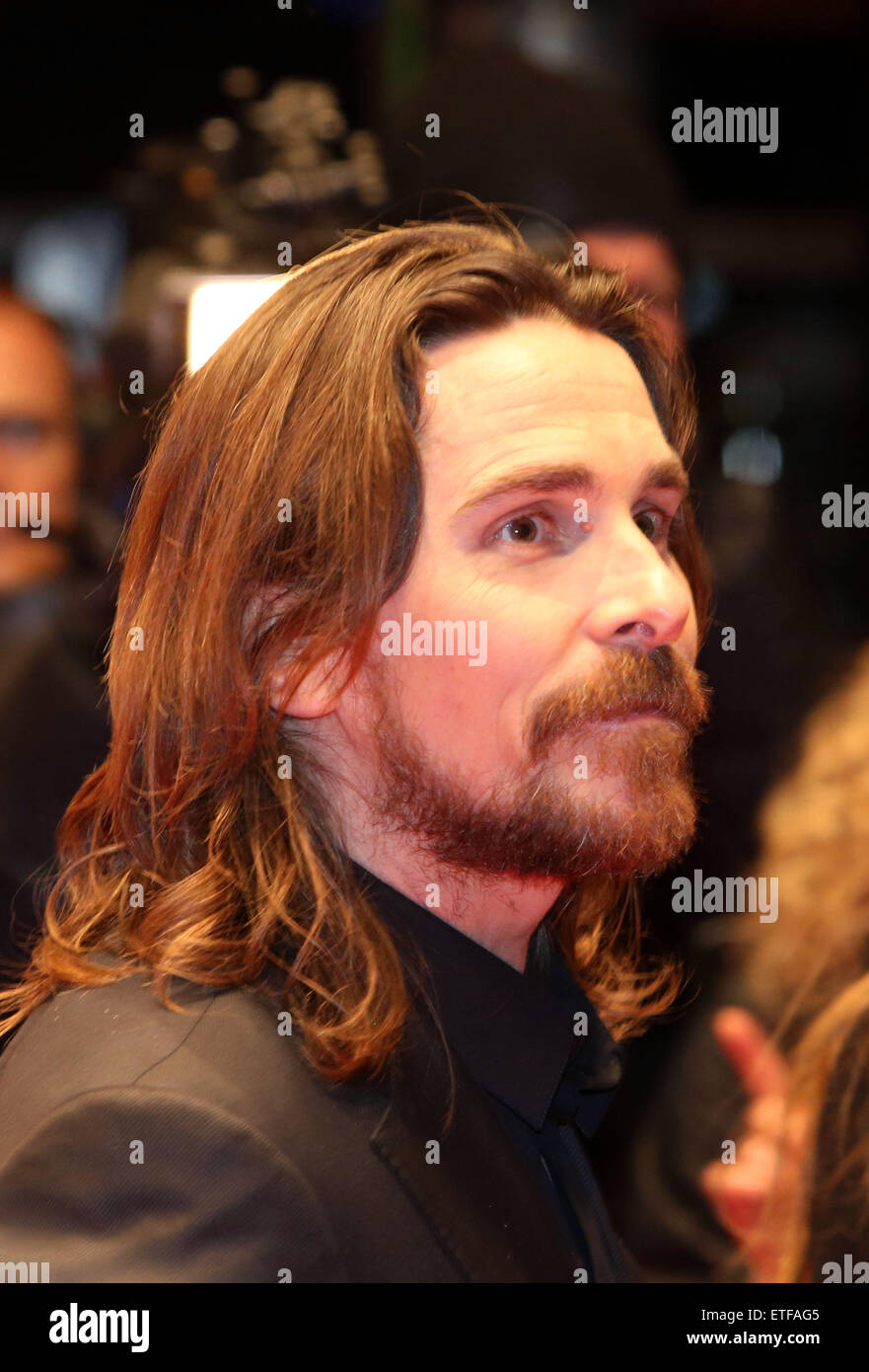 Celebrities attends the premiere for "Knight of Cups" at the Berlinale Palaste for the 65th ...