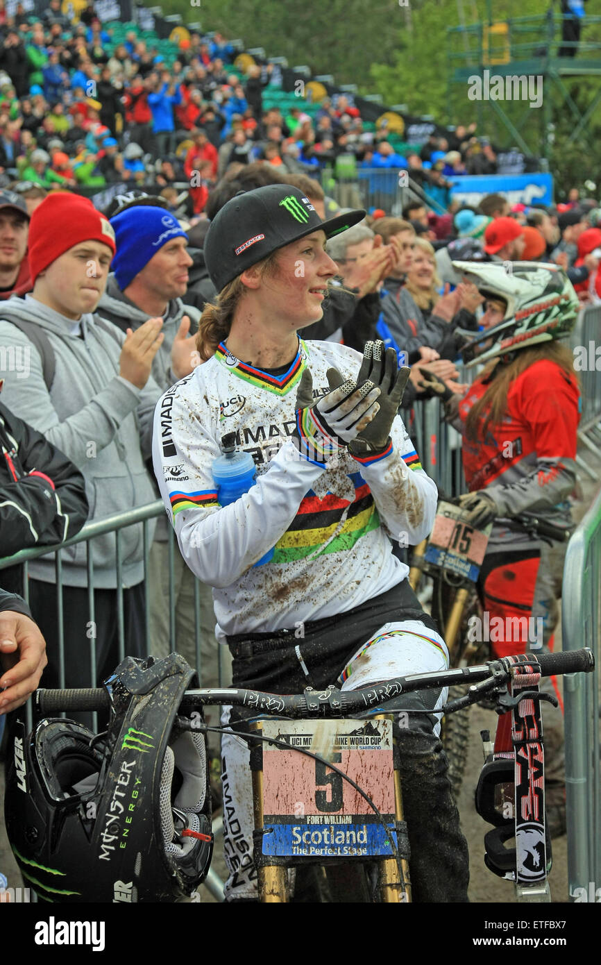 Manon Carpenter UCI Mountain Bike World Cup at Fort William, Scotland ...