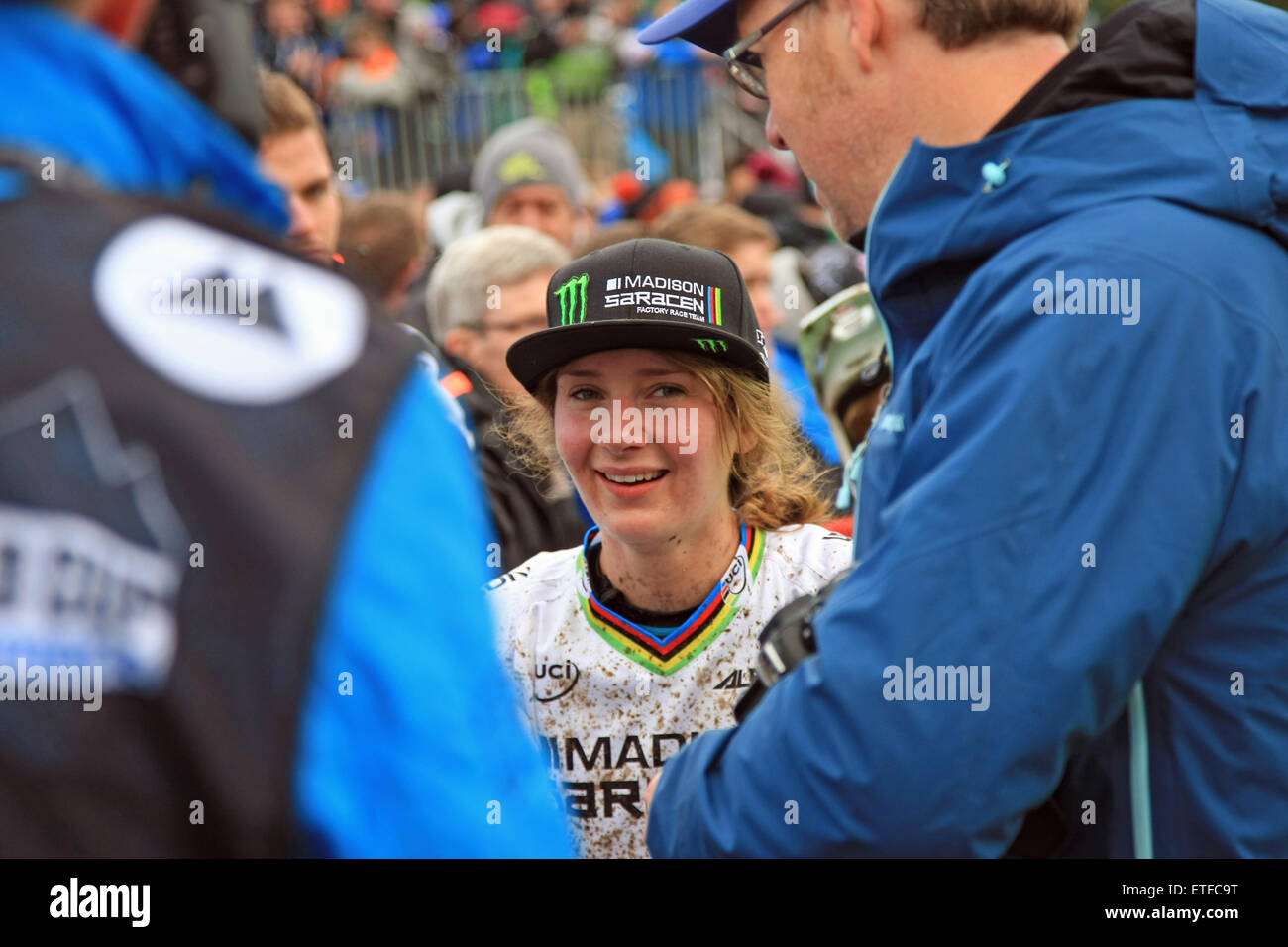 Manon Carpenter UCI Mountain Bike World Cup at Fort William, Scotland ...