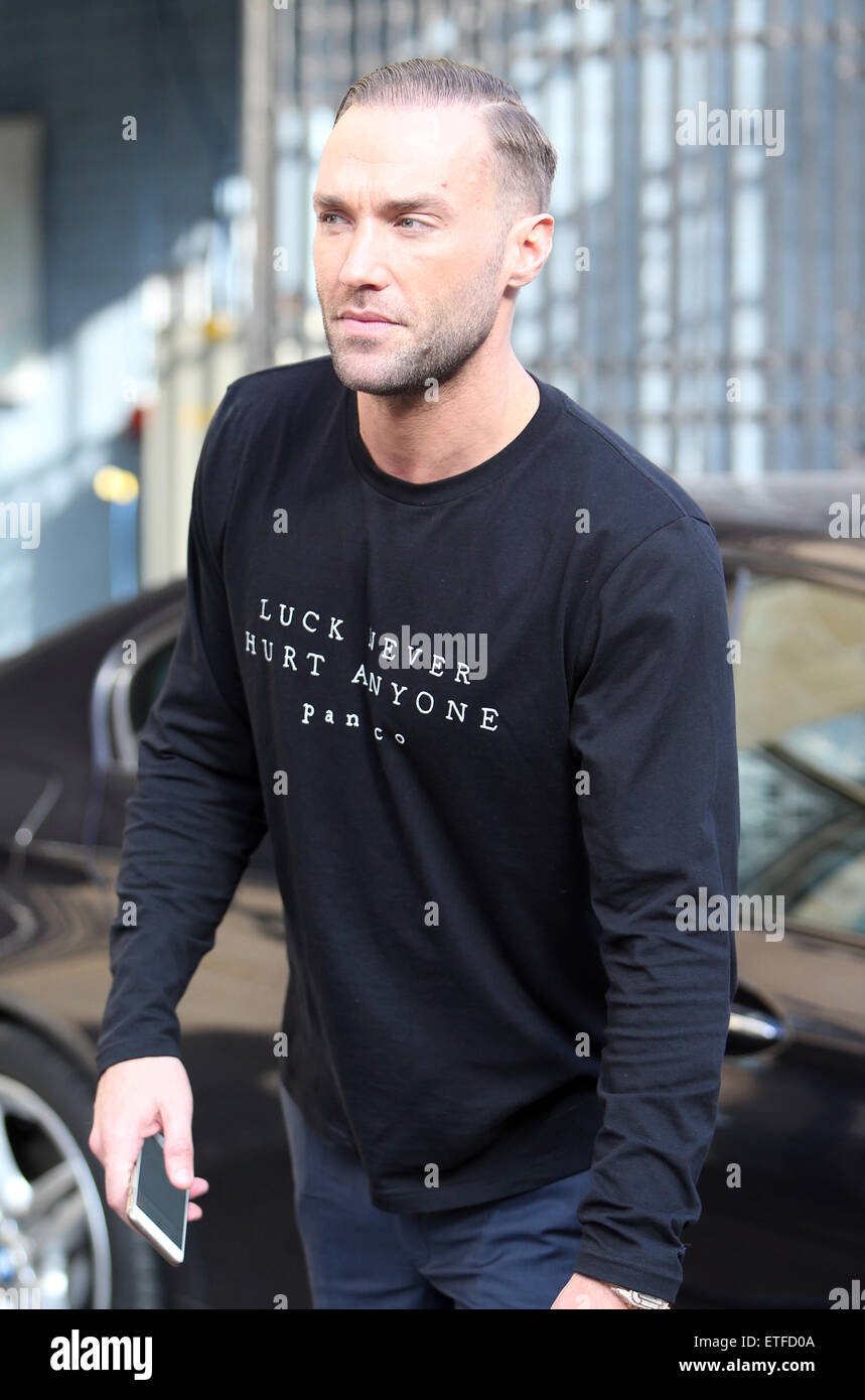 Calum Best outside ITV Studios Featuring: Calum Best Where: London ...