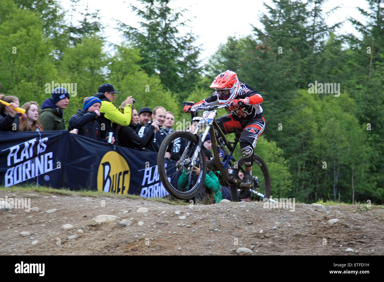 Katy Curd UCI Mountain Bike World Cup at Fort William, Scotland on 6 ...