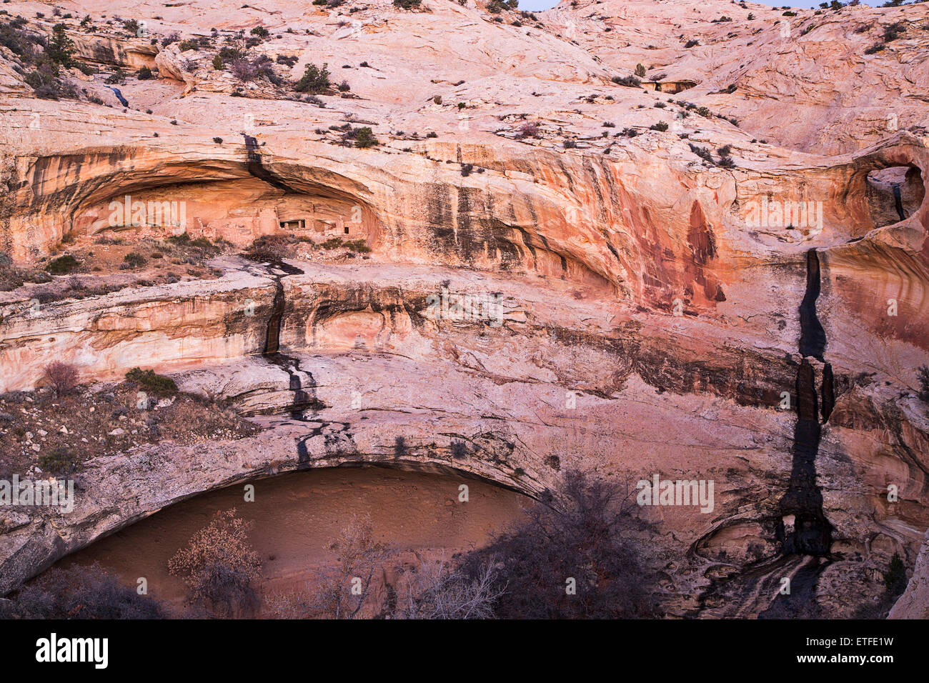 Butler Wash Ruin is a colorful Anasazi Indian ruin near the Utah town ...