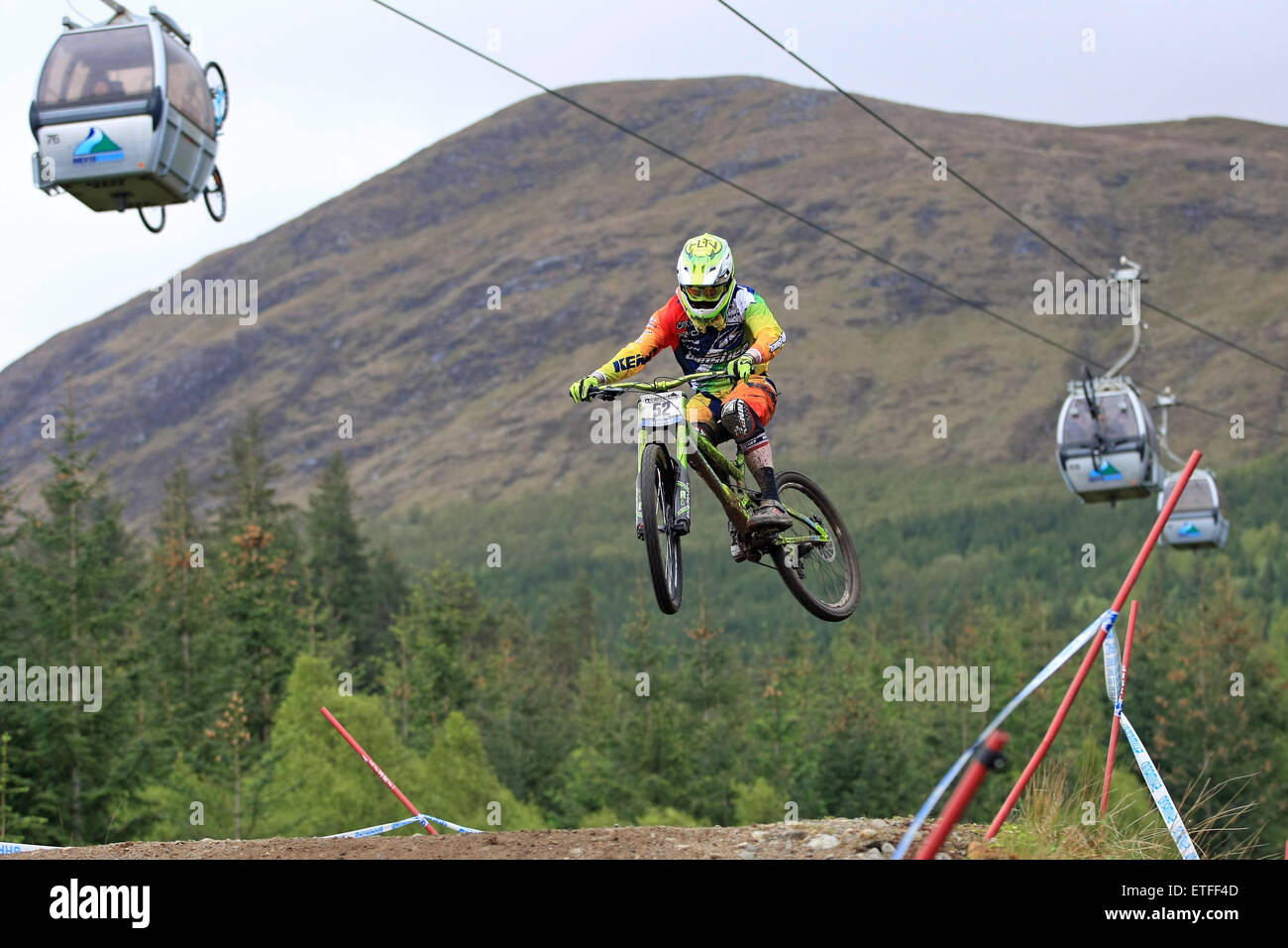 Lewis Buchanan UCI Mountain Bike World Cup at Fort William, Scotland on ...