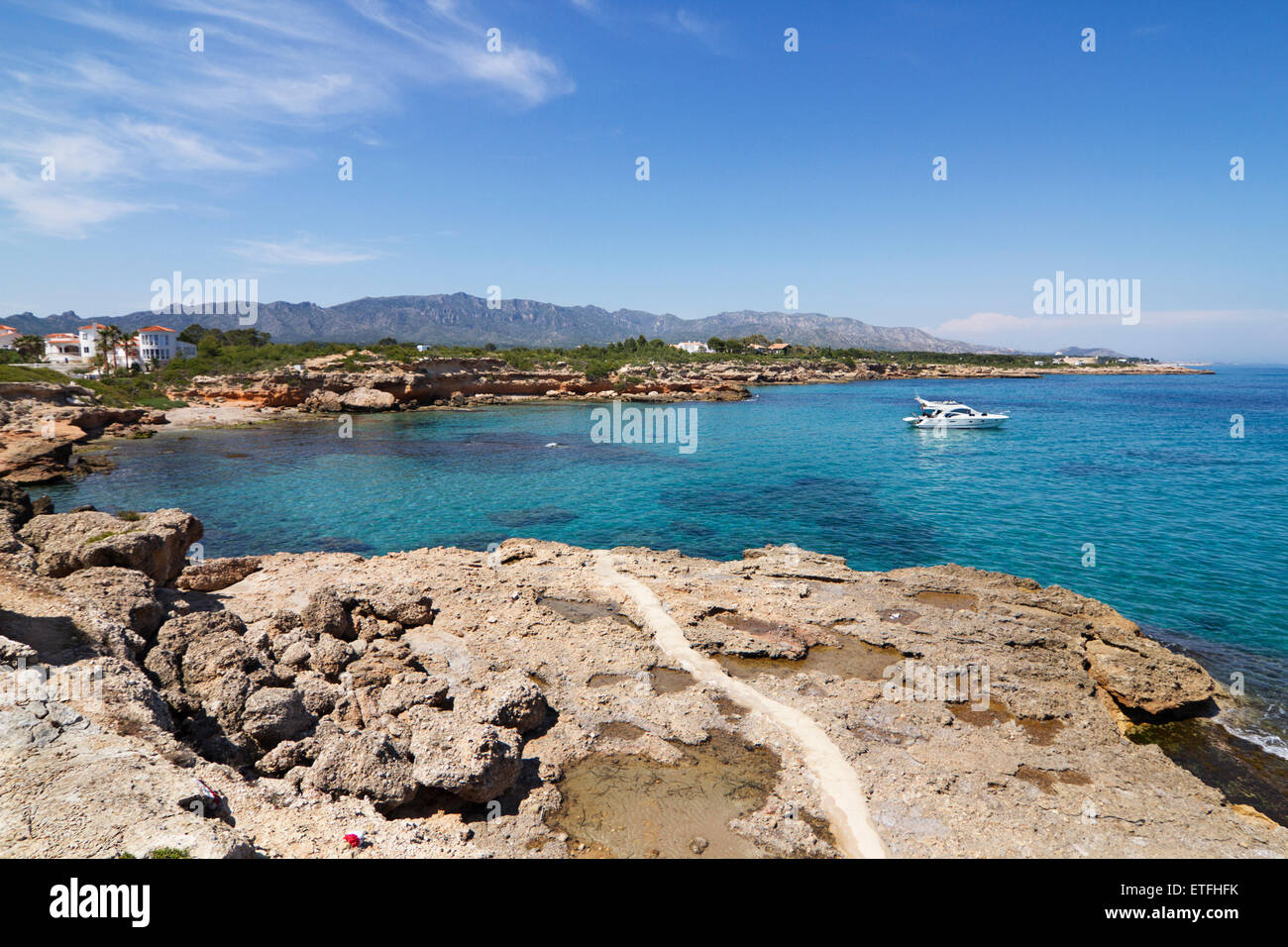 Ampolles beach. L'Ametlla de Mar Stock Photo - Alamy