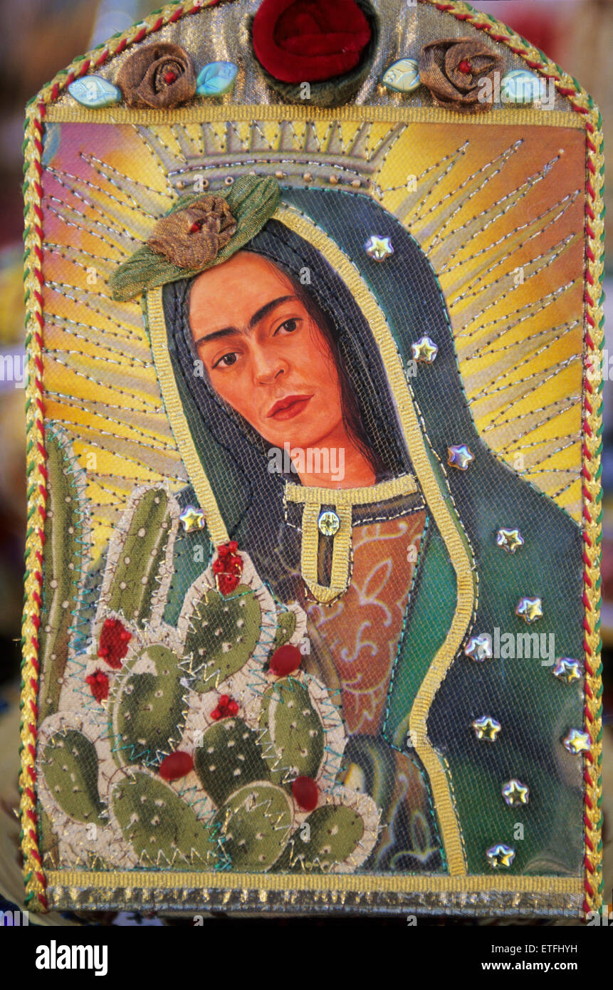 An astist at the Santa Fe Spanish market merged the images of the ...