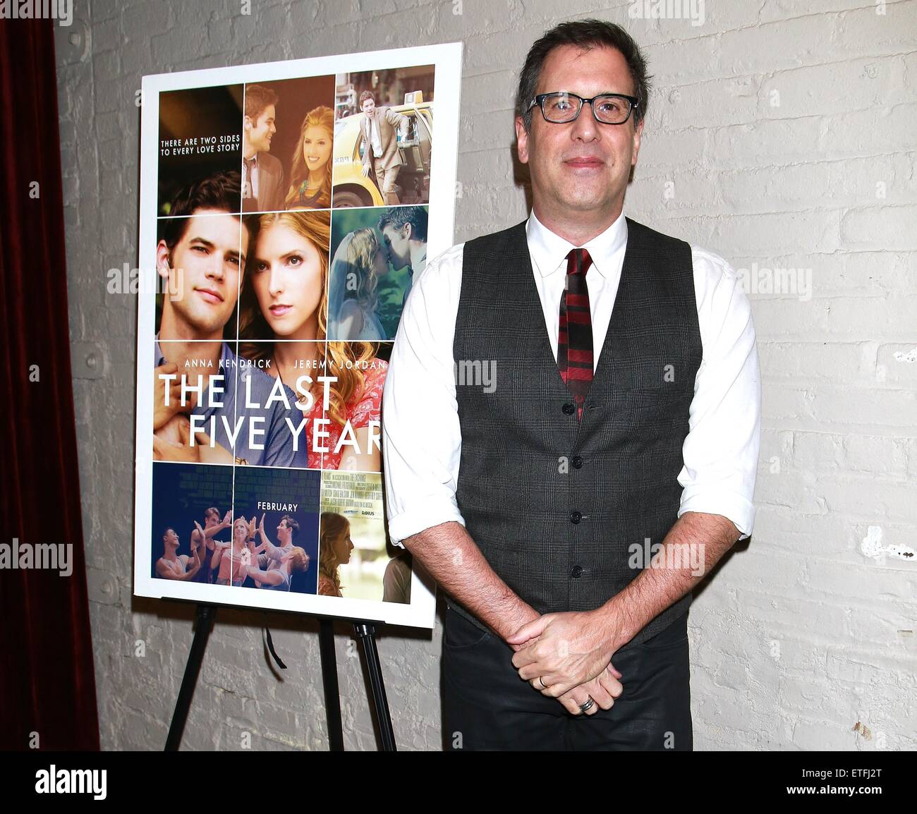 The New York premiere of The Last Five Years, held at the Minetta Lane ...