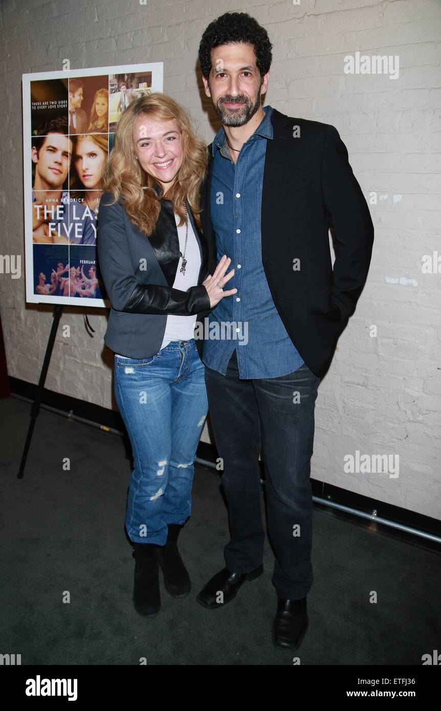 The New York premiere of The Last Five Years, held at the Minetta Lane ...